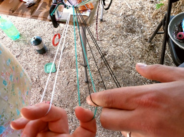 Braid a 10-loop braid with a friend! | Loop Braiding